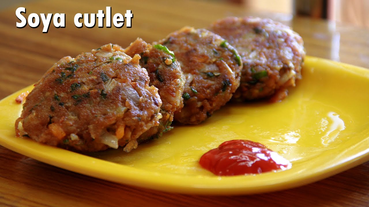 సోయా కట్ లేట్ | Easy & Crispy Soya Cutlet | Soya chunks Cutlet | Telugu ...