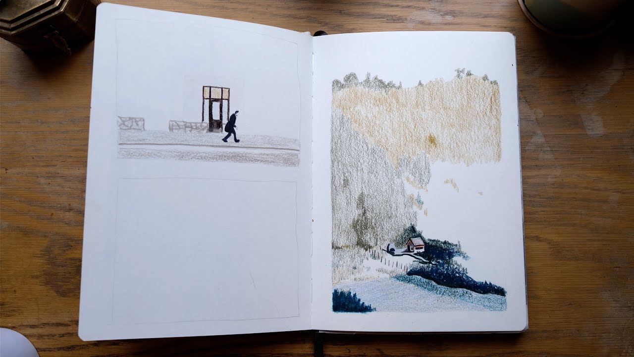 Sketchbook Tour #22 | Intuitive Iterations for a Book Project & Other ...