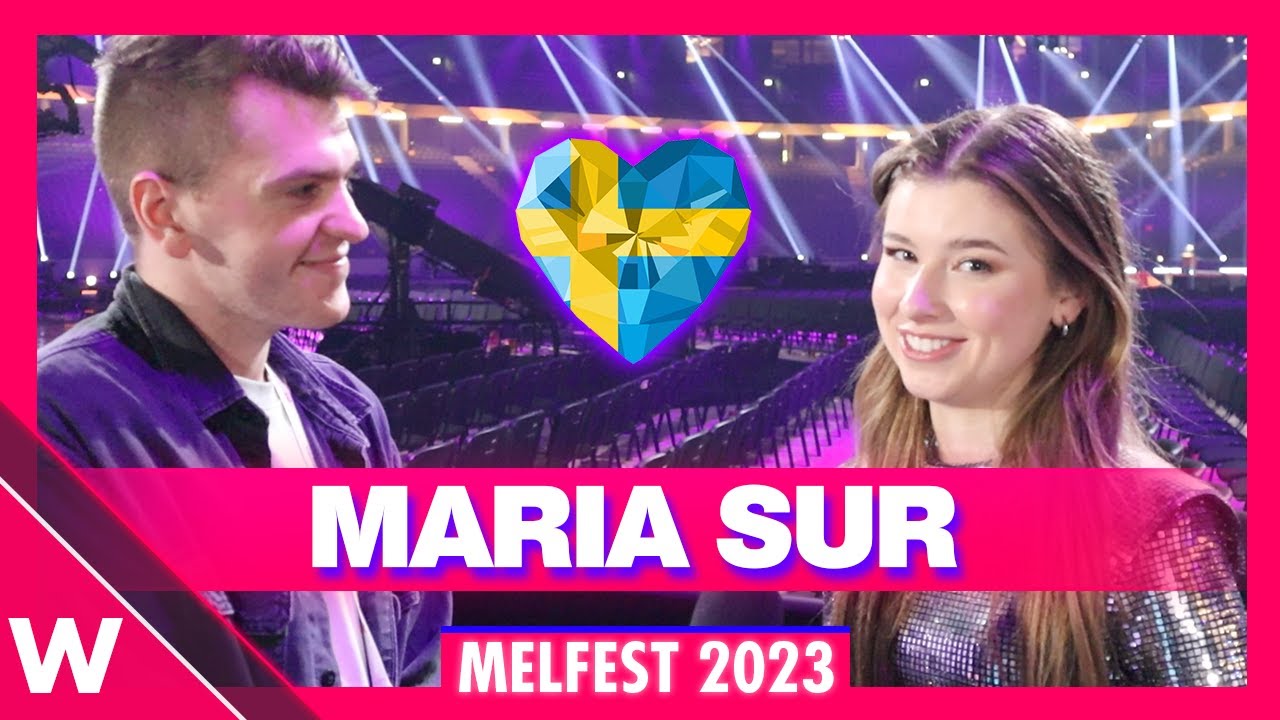 🇸🇪 Maria Sur "Never Give Up" @ Melodifestivalen 2023 Final | INTERVIEW ...