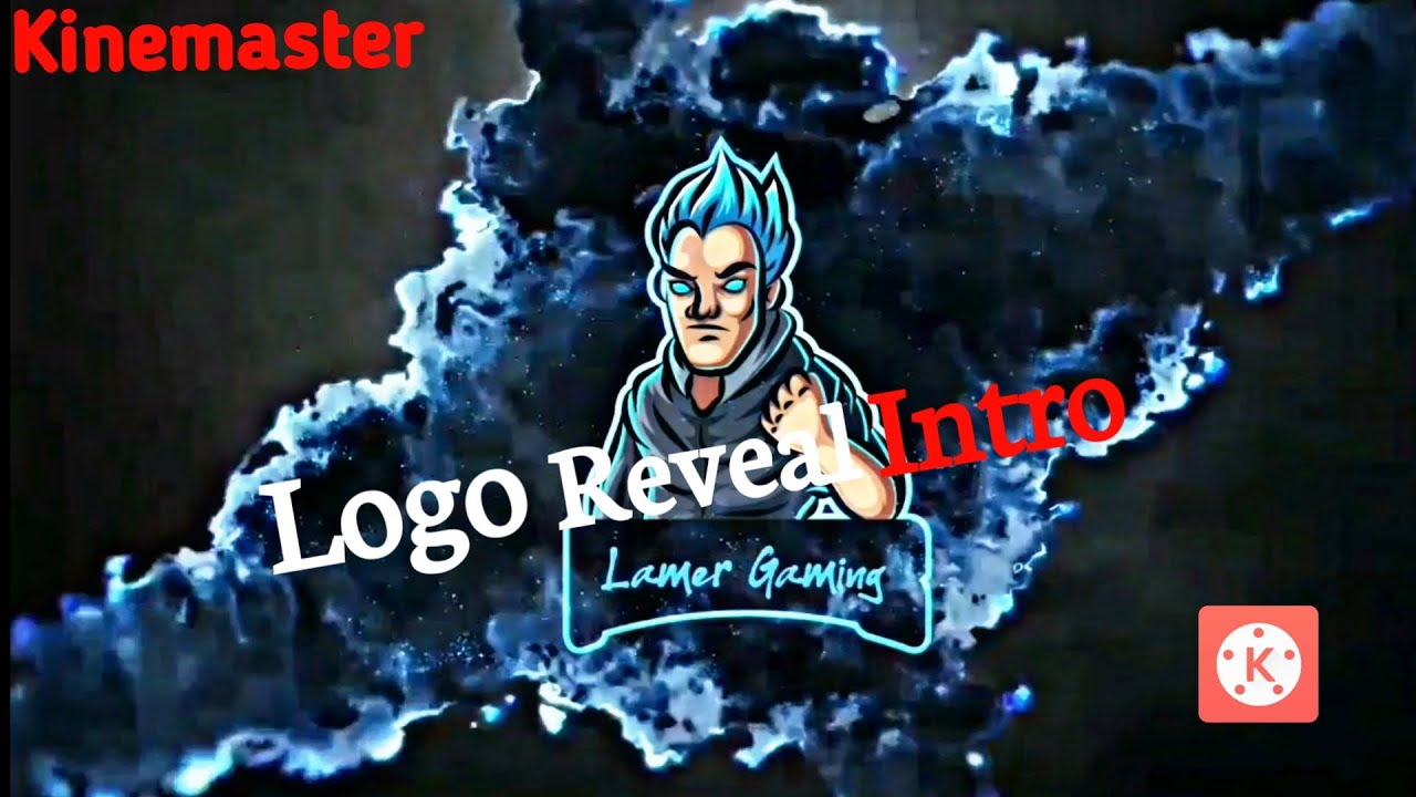 How to a make logo reveal intro in Kinemaster - YouTube