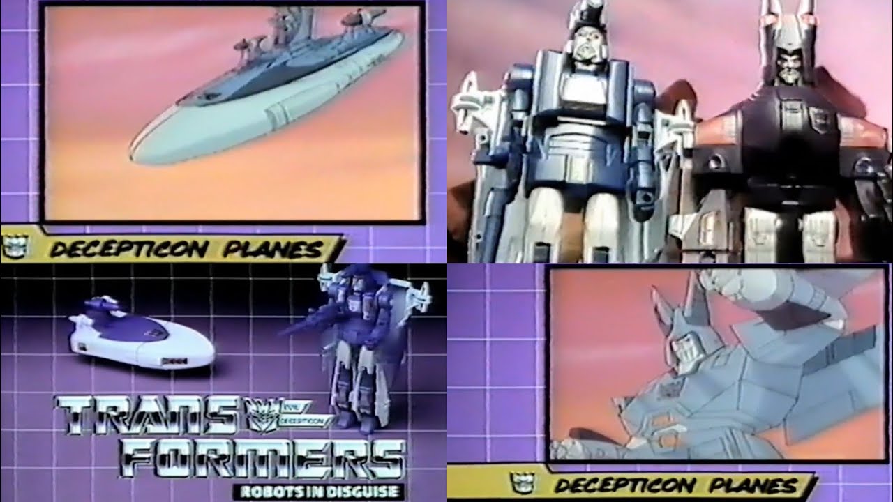 Awesome transformers generation one scourge cyclonus UK tv advert G1 ...