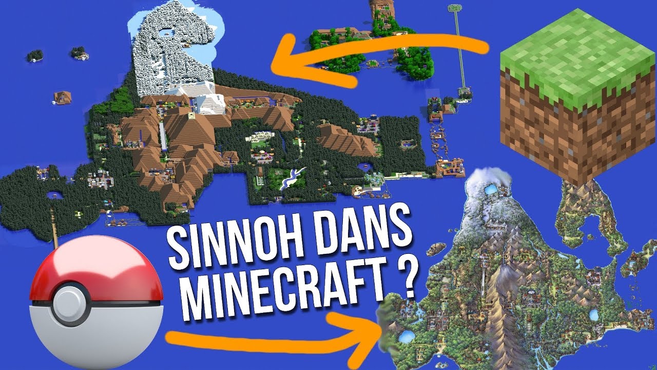 Pokemon Sinnoh Map Minecraft
