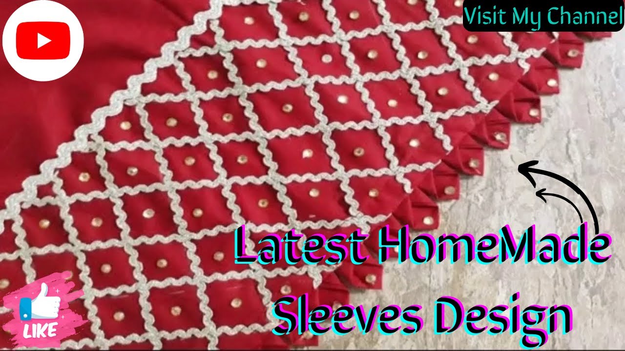 LATEST HOMEMADE STYLISH SLEEVES DESIGN & SIMPLE CUTTING - YouTube