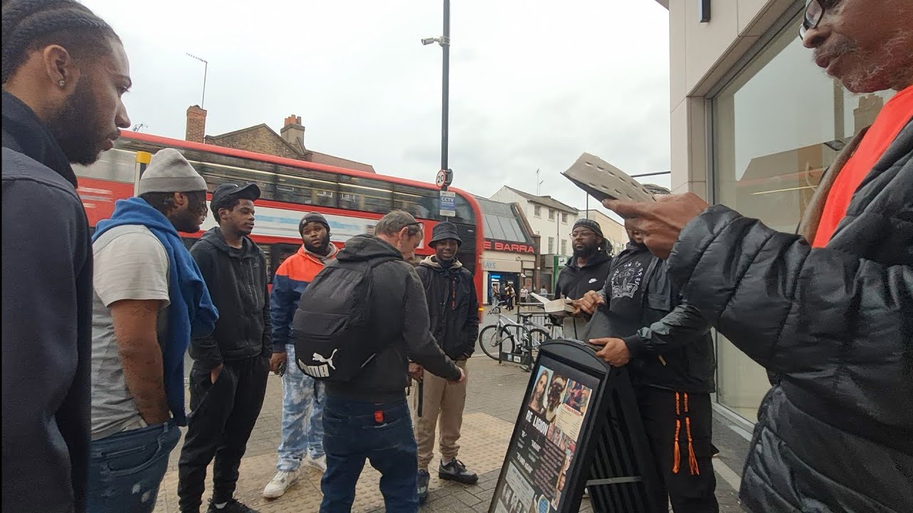 WHEN THE WORD COMES OUT DEMONS COME OUT THESE HEATHENS CAN'T STOP THIS ...