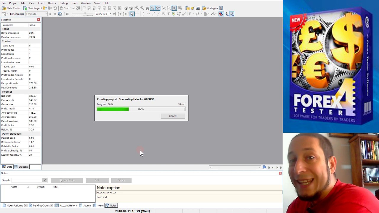 Forex Tester 4 tutorial 1 - YouTube