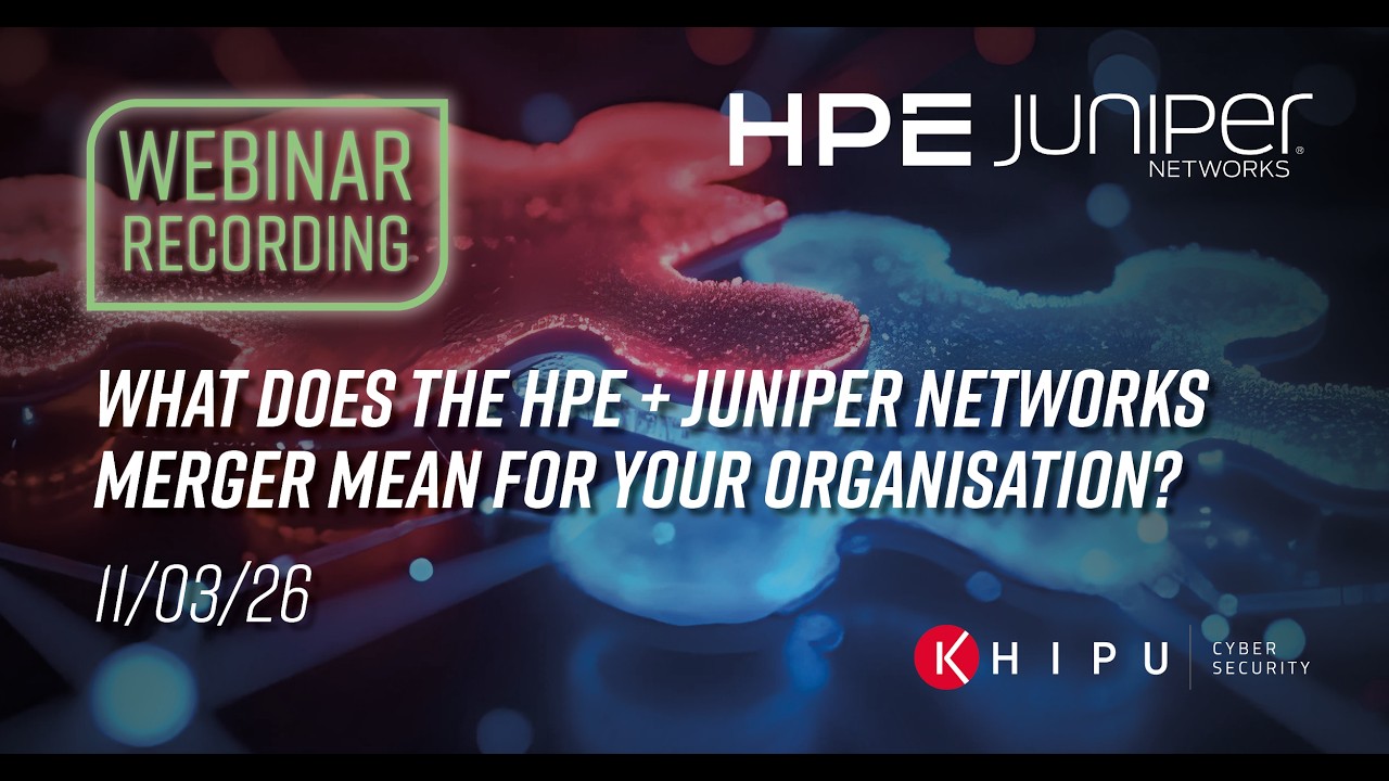 What Does the HPE and Juniper Merger Mean For Your Organisation? - YouTube