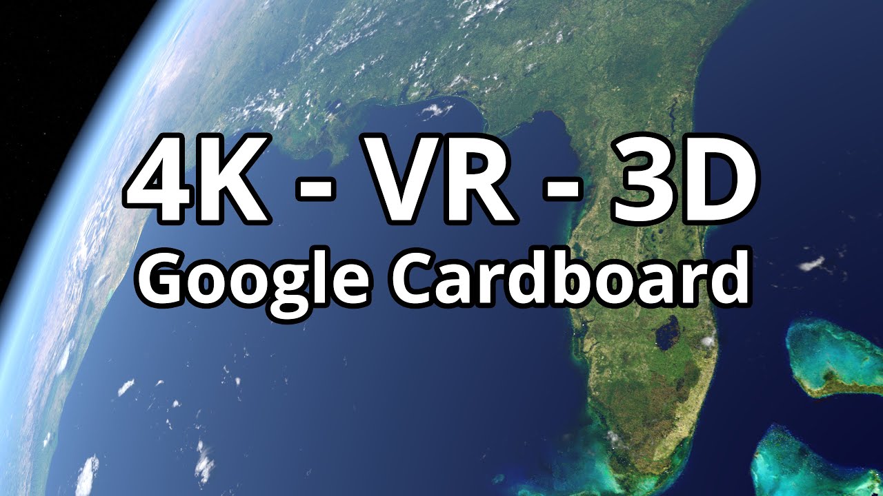 Earth from Space - 360° - 4K VR 3D - Cardboard - YouTube