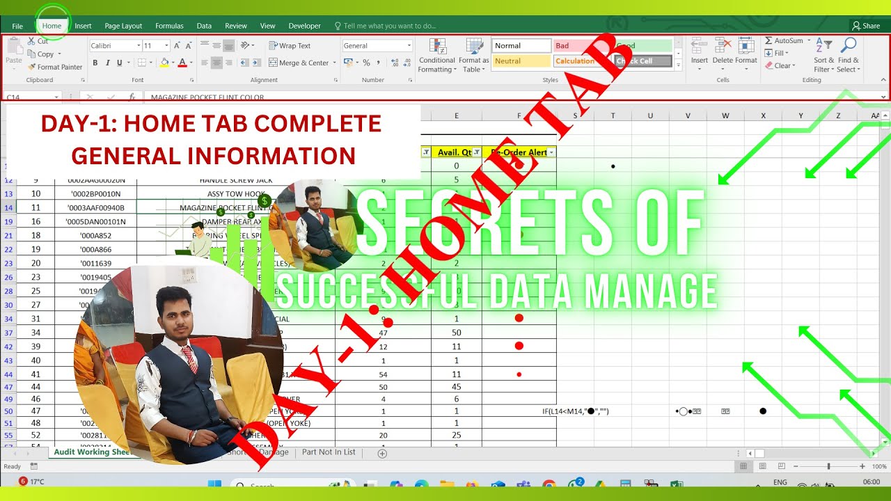 Day-1 : Complete Home Tab general information - YouTube