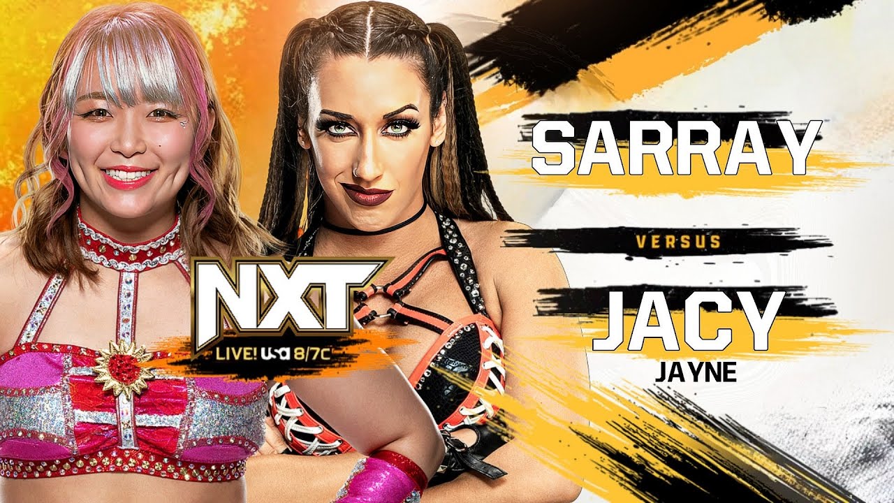NXT || Sarray Vs Jacy Jayne || Karmen Try Attacks Jacy || - YouTube