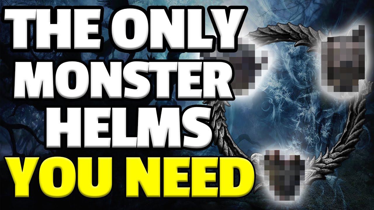 ESO: The Best Monster Helms (PvP Gear) - YouTube