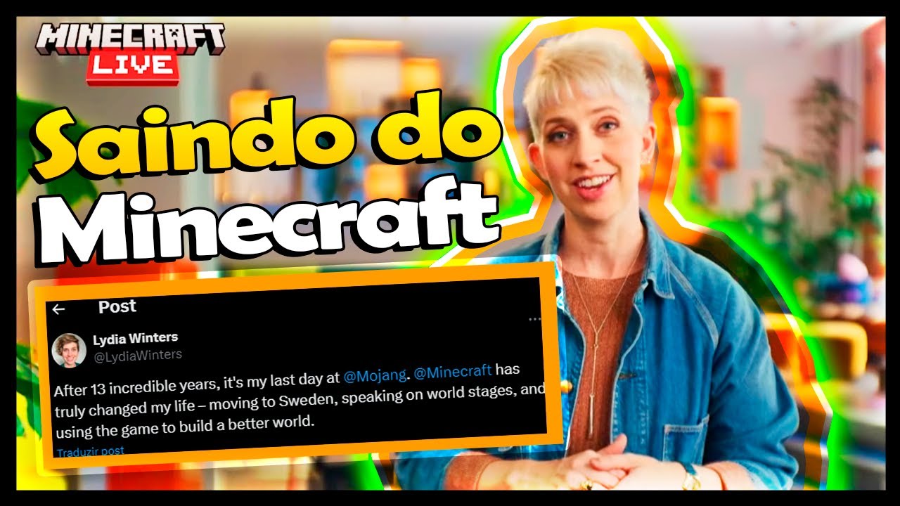 APÓS 13 ANOS LYDIA WINTERS ESTÁ SAINDO DO MINECRAFT! - YouTube