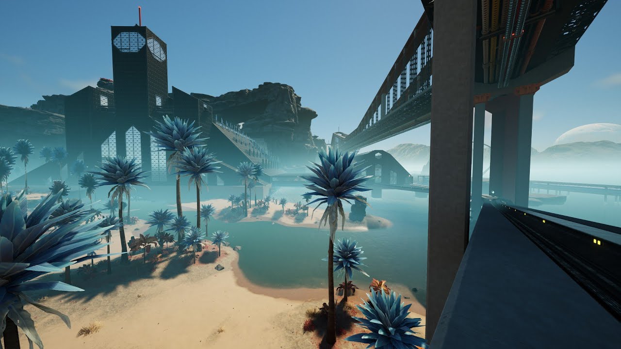 Satisfactory Coal train ride and Coal power plant tour HD version - YouTube