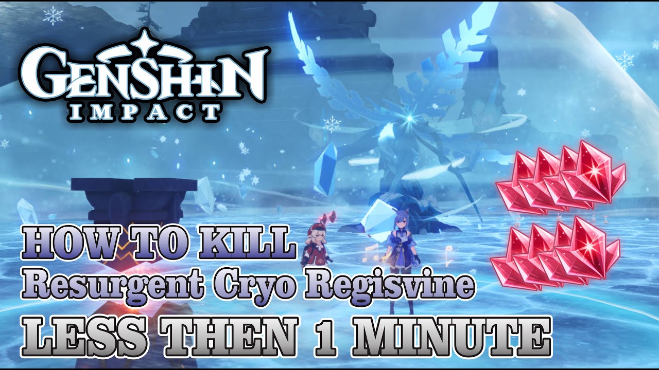 Cara Cepat Mengalahkan Boss Resurgent Cryo Regisvine di event Albedo ...