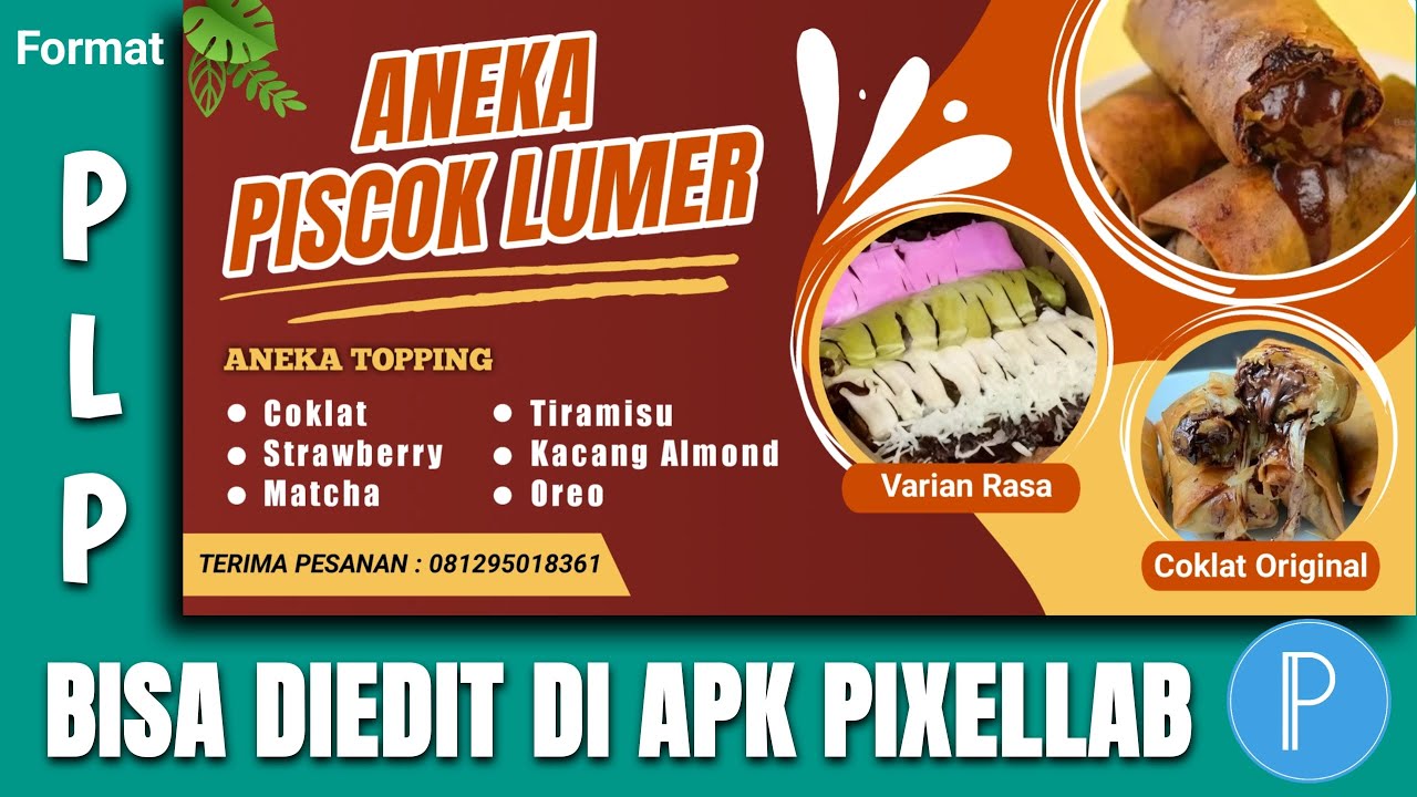 Desain Banner, Spanduk Template Piscok Lumer, Pisang Coklat (Bisa ...
