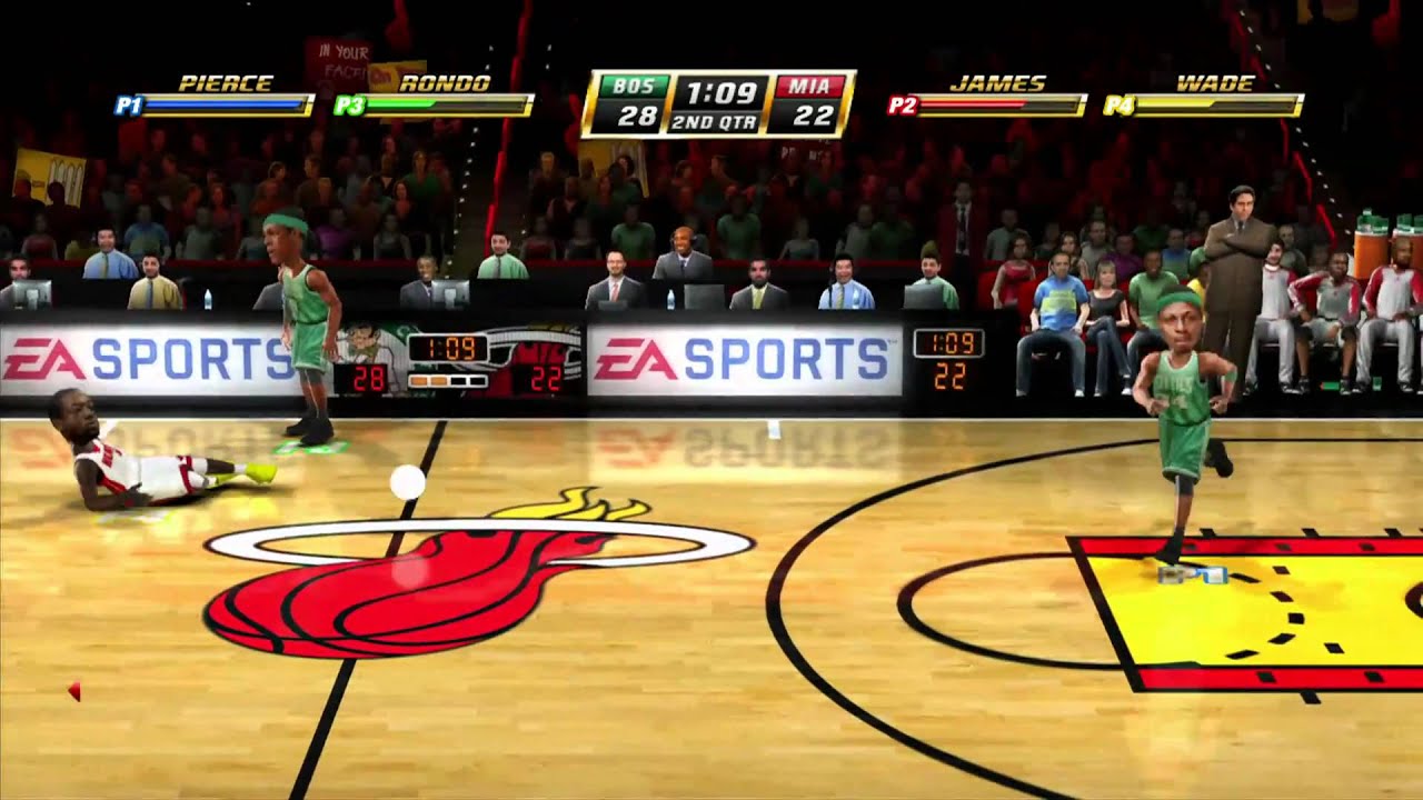 NBA Jam - Heat vs Celtics Alley-Oops Galore - YouTube