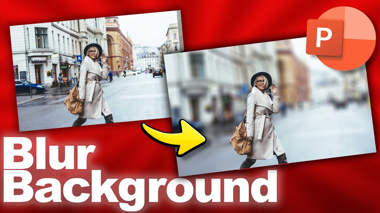 How to Blur Image Background in PowerPoint - YouTube