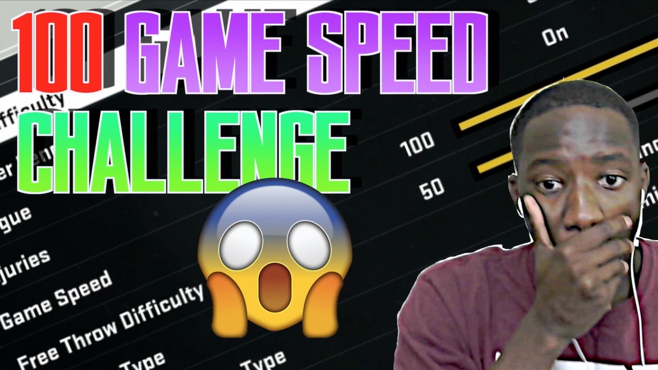 100 GAME SPEED CHALLENGE NBA 2K17 - YouTube