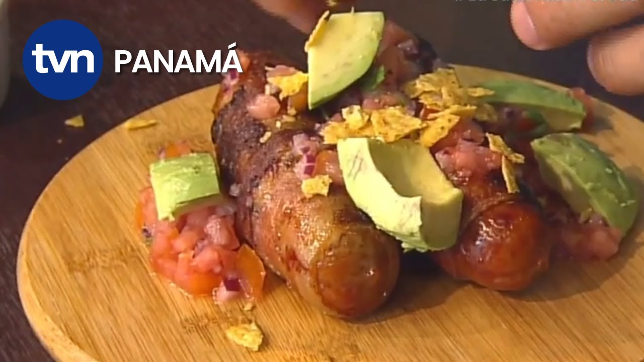 Receta - Chorizos envueltos en Bacon | TVN Panamá - YouTube