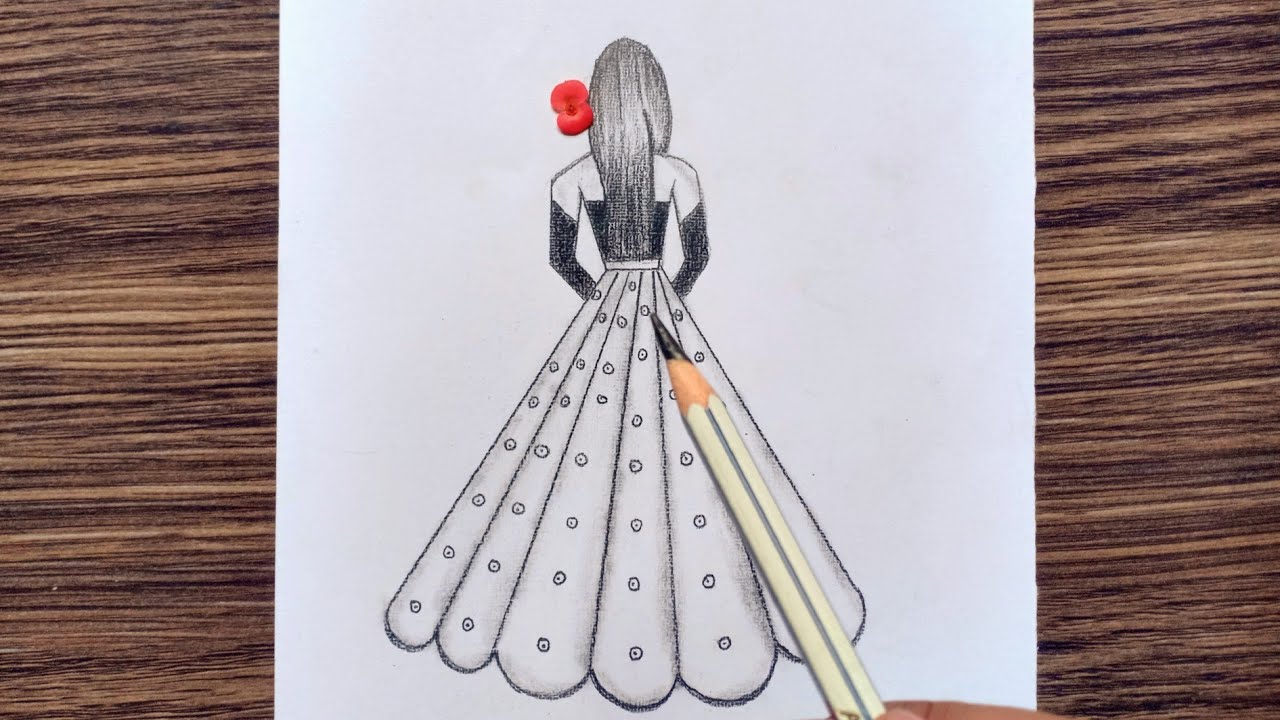 Very easy girl 😱drawing || girl drawing step by step || easy girl draw ...