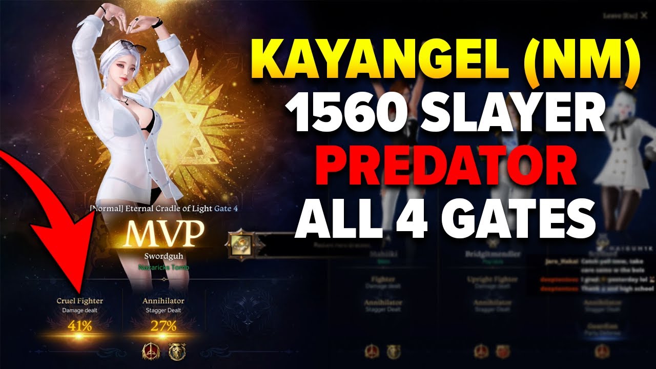 Lost Ark: 1560 Predator Slayer - Kayangel Normal All Gates - YouTube