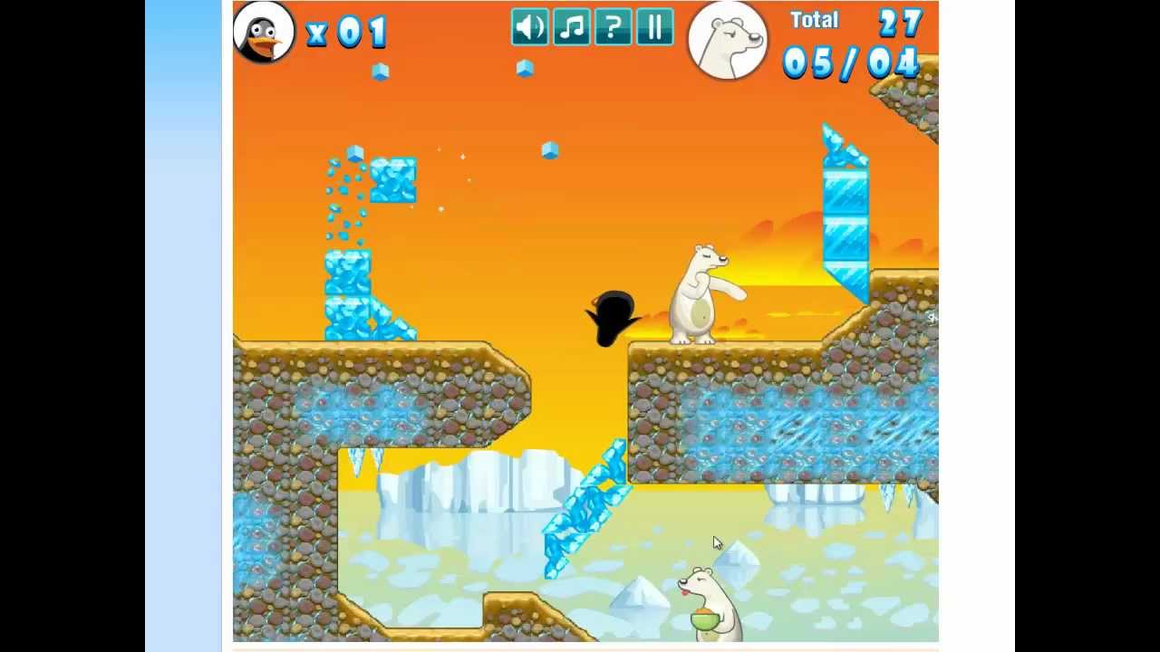 CRAZY PENGUIN CATAPULT by pichu - YouTube