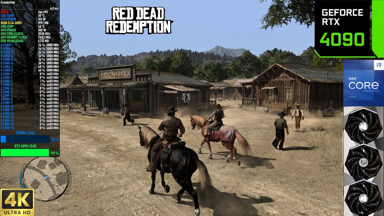 Red Dead Redemption 1 PC - Ultra Settings 4K Native DLAA FG | RTX 4090 ...