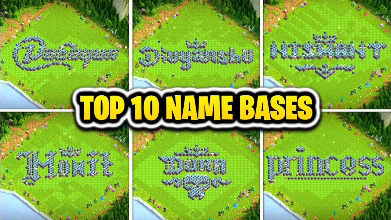 Top 10 Th17 Name Bases NEW! Showcase Base Designs with Link in ...