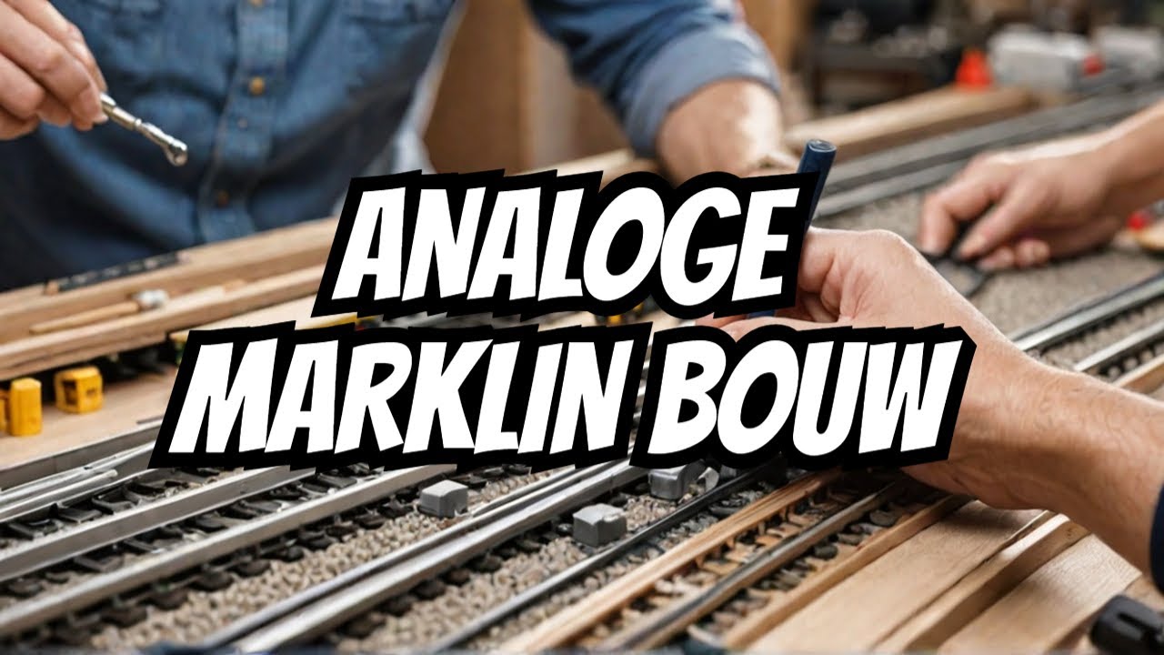 Marklin M-Rail analoog deel verder bouwen / Further building the M-Rail ...