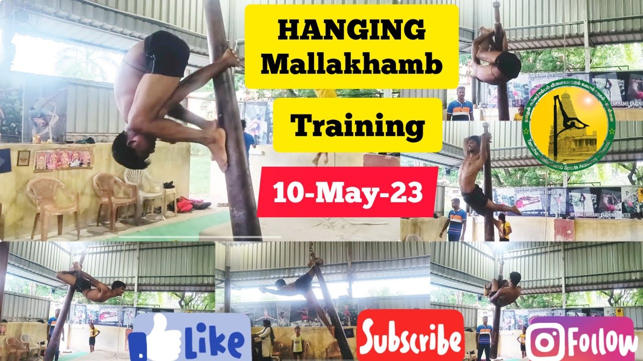 Hanging Mallakhamb Practice | 10-May-23 Training Highlights - Indian ...
