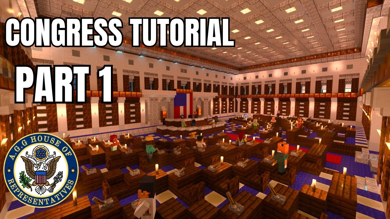 How to Build Congress in Minecraft (PART 1) - YouTube