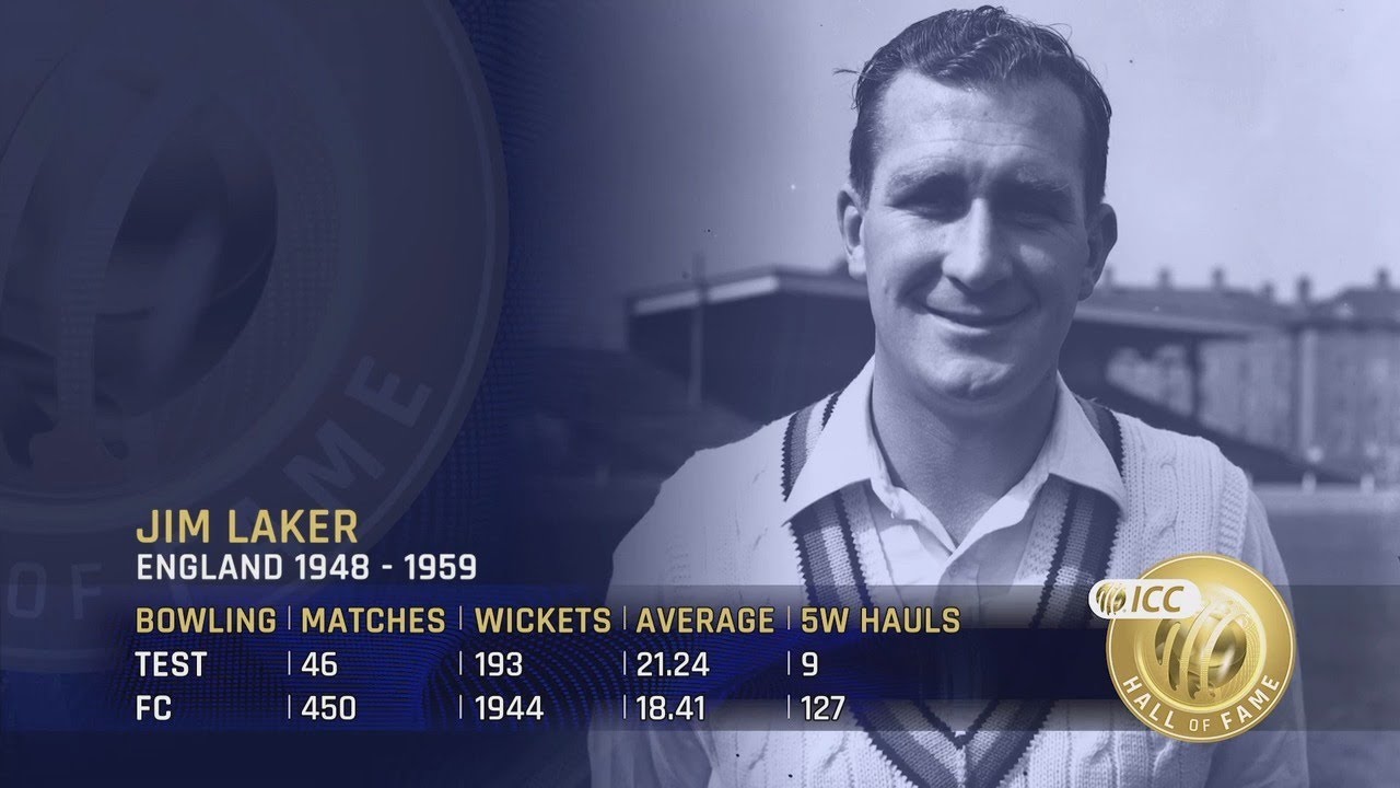 Meet the ICC Hall of Famers: Jim Laker | A truly great off-spinner ...