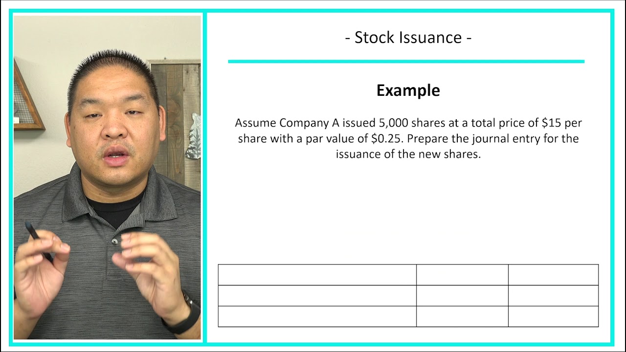 Financial Accounting - Lesson 11.4 - Stock Issuance - YouTube