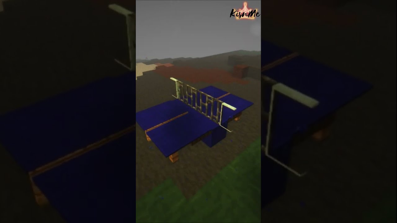 How to make a realistic table tennis🏓🎾 in Minecraft 🤩#shorts - YouTube