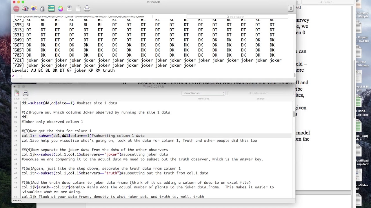 HW2 Tutorial film -Species detection & Poisson and logistic regression - YouTube
