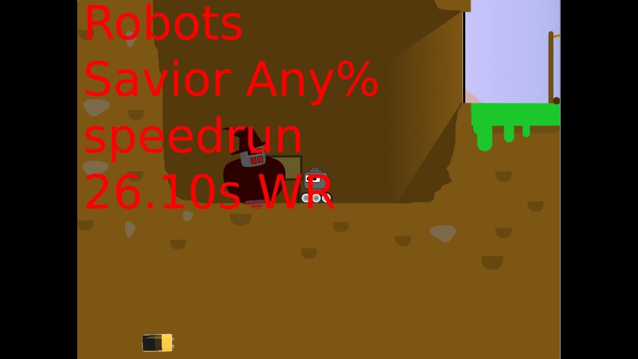 Robots Savior part 1 scratch Any% ( Former WR 26.10s - YouTube