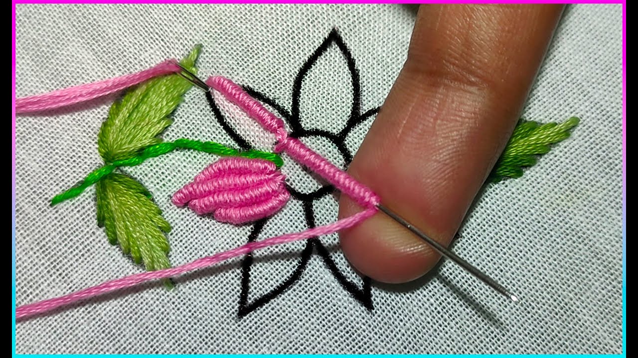 Most Hand Embroidery Work For Beginners।। Hand Embroidery।। Ah ...
