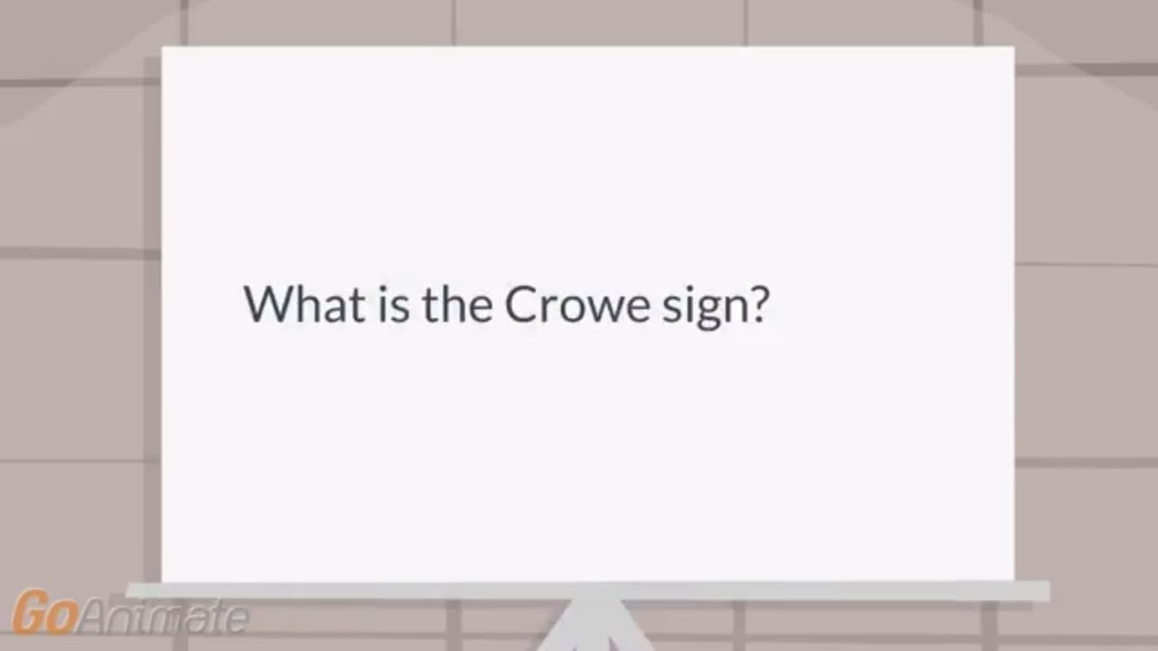 What is the Crowe sign? - YouTube