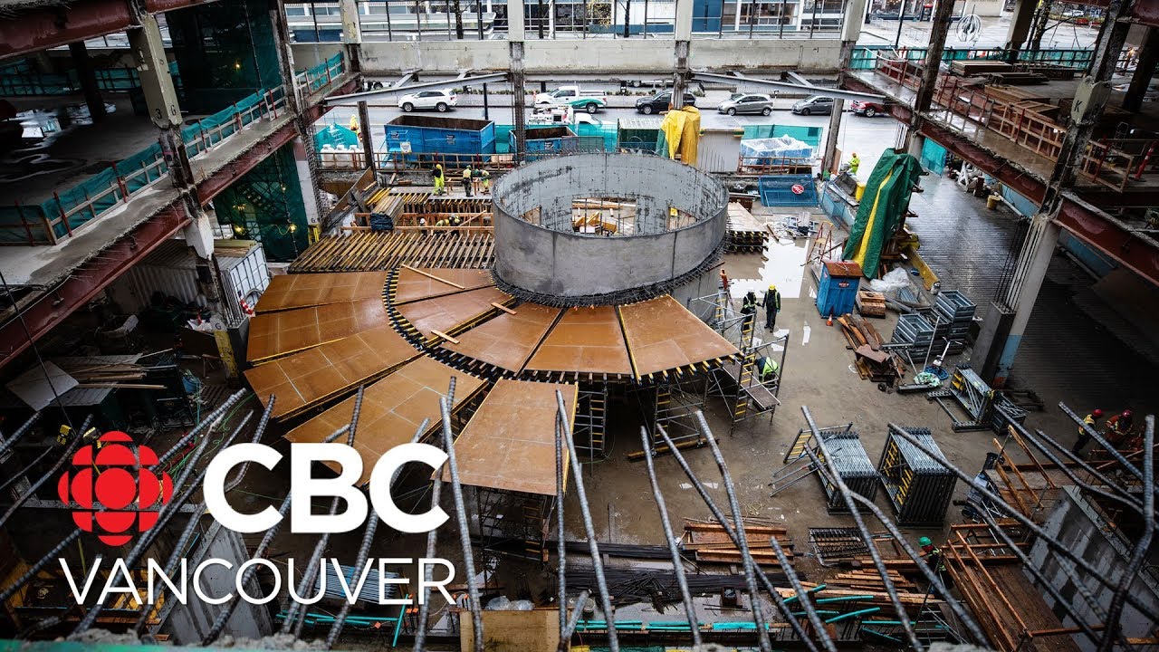 A look inside the gutted Canada Post building in Vancouver - YouTube