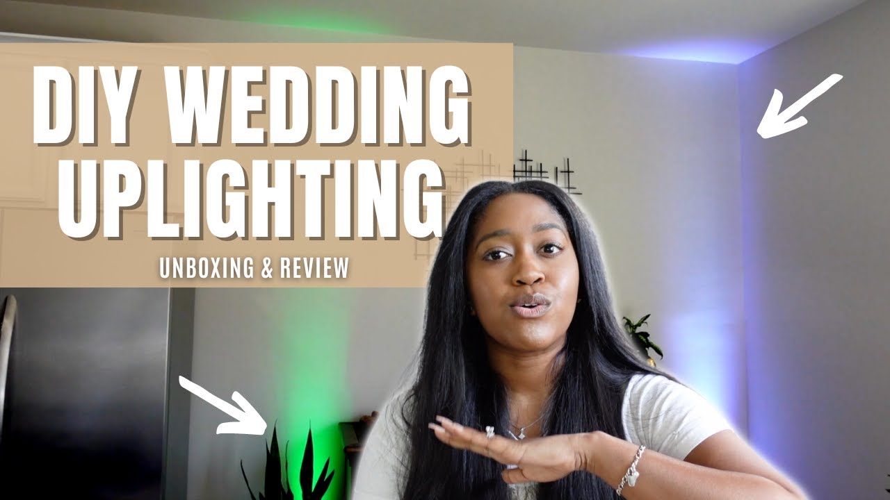 DIY Uplighting Review | DIY Wedding Decor Idea - YouTube