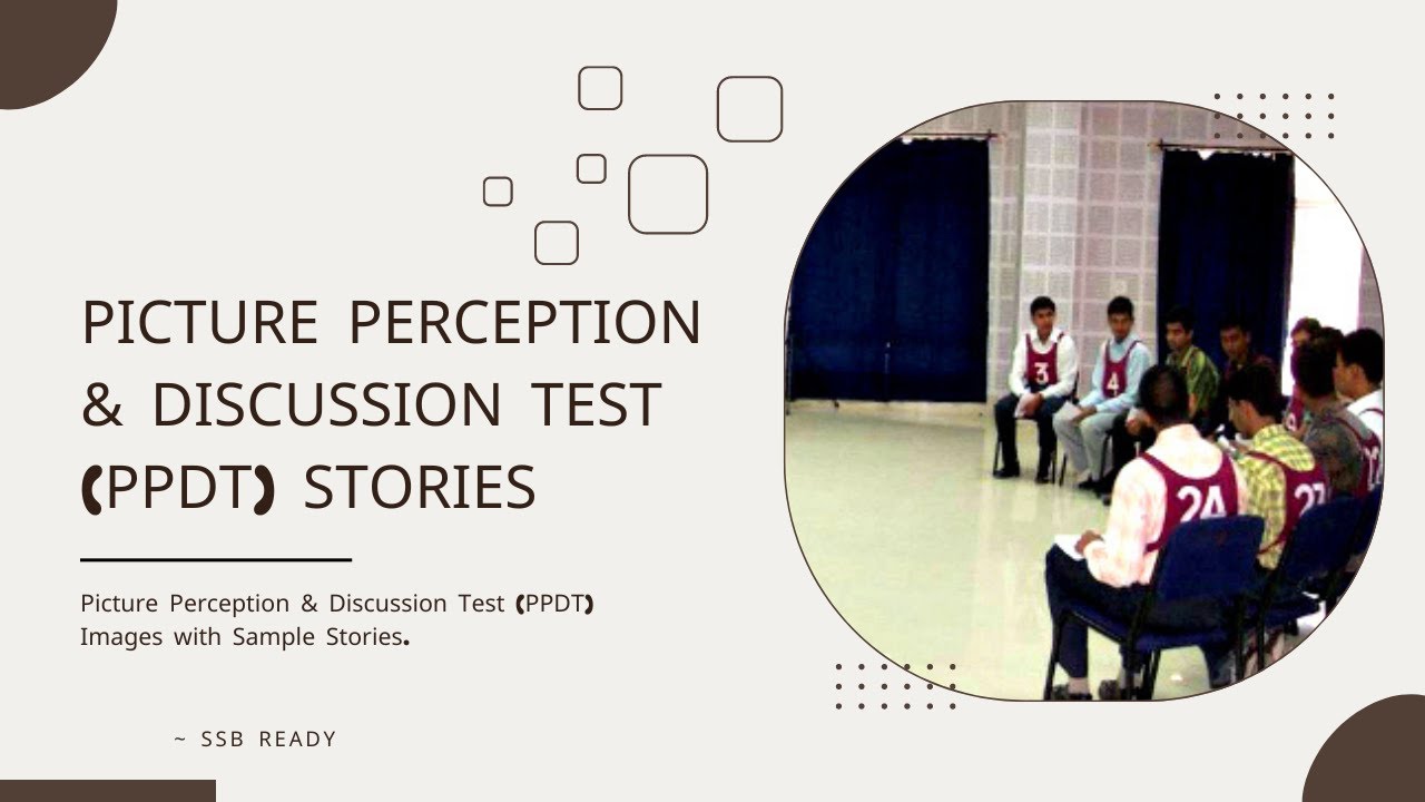 SSB Picture Perception & Discussion Test with Sample Stories | Part - 1 ...