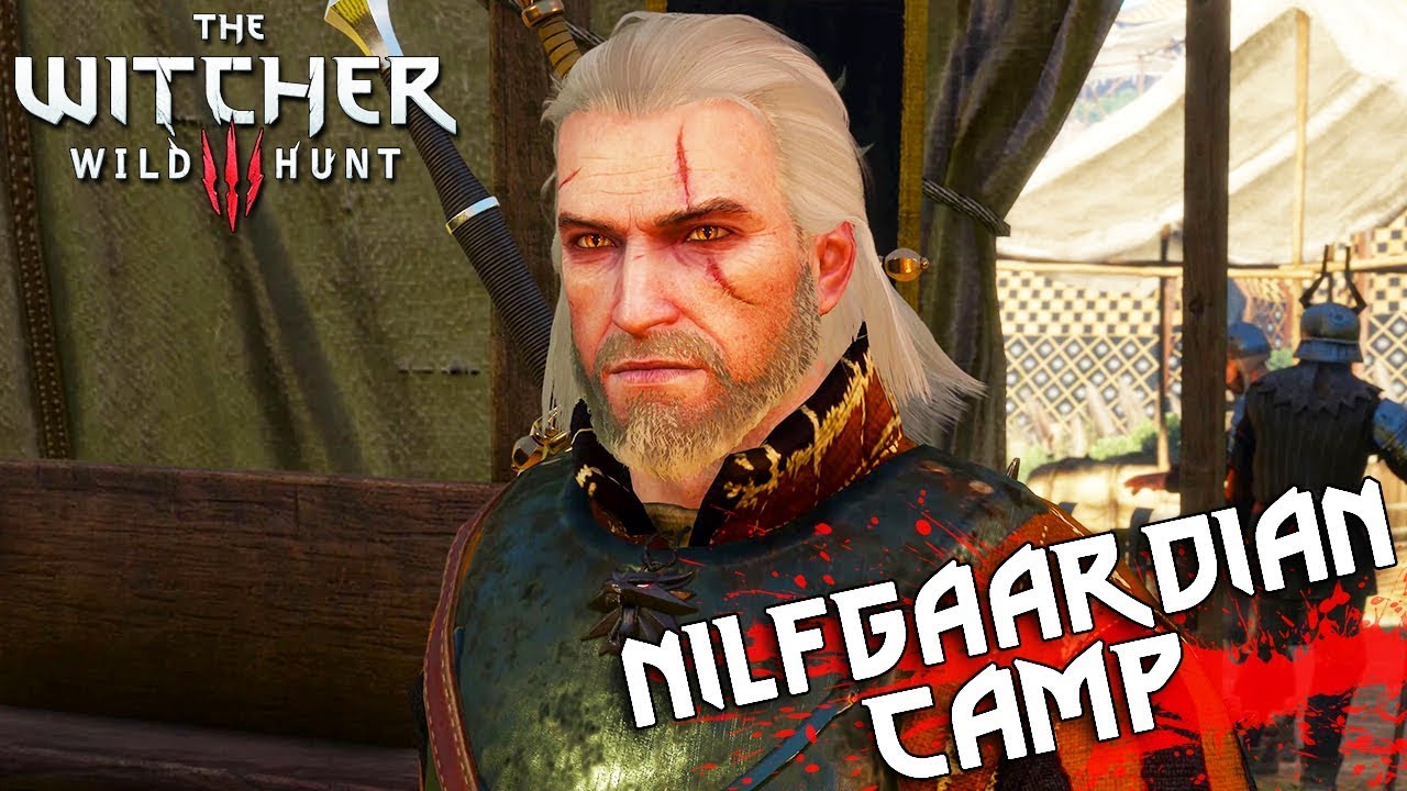 THE WITCHER 3 - Nilfgaardian Army Camp (Blood Ties, Patrol Gone Missing ...