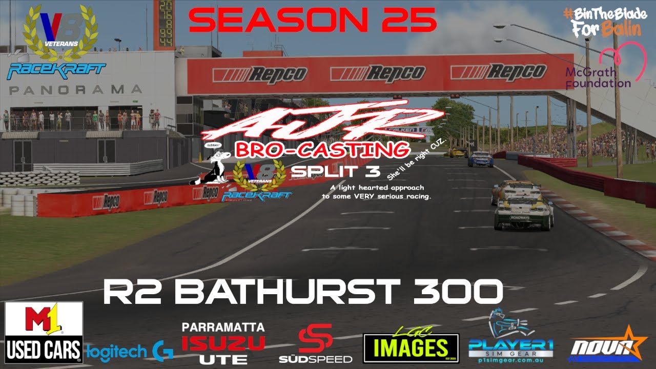 RaceKraft Simulations V8 Veterans // SPLIT 3 // S25 // RND 2 ...