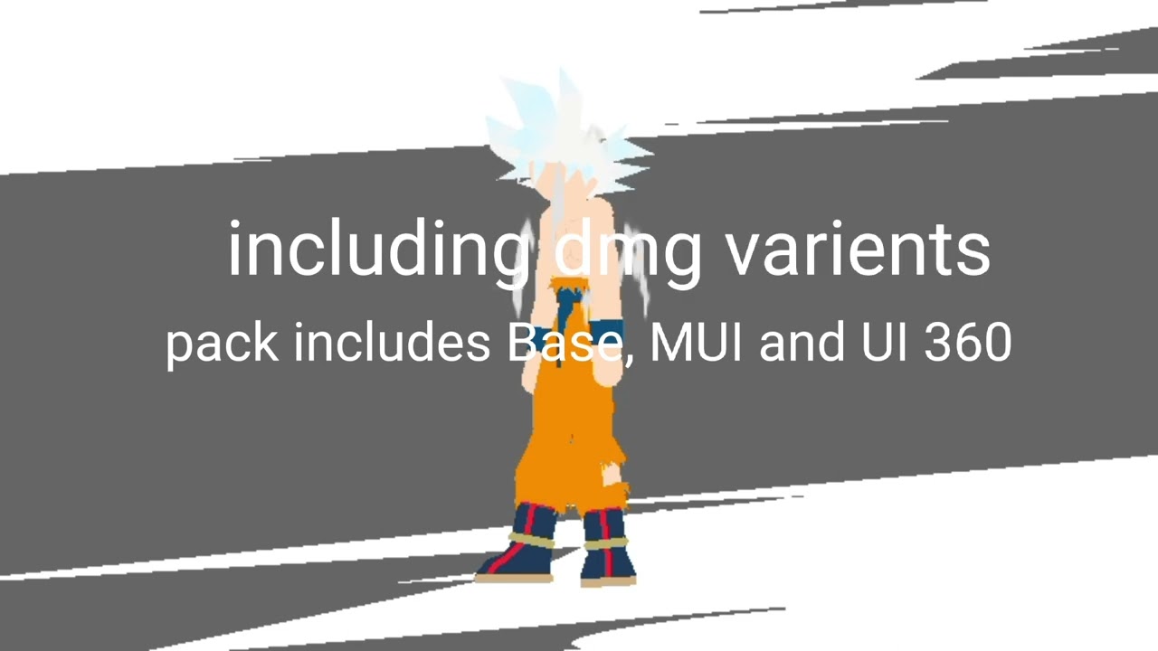 Ultra instinct pack dbz sticknodes 30 SUBS - YouTube