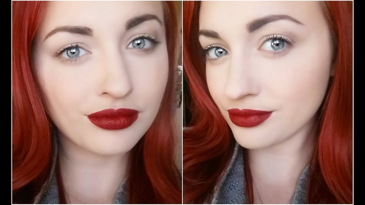 Tutorial: Simple Eyes & Bold Red Lips ft. Colourpo - YouTube