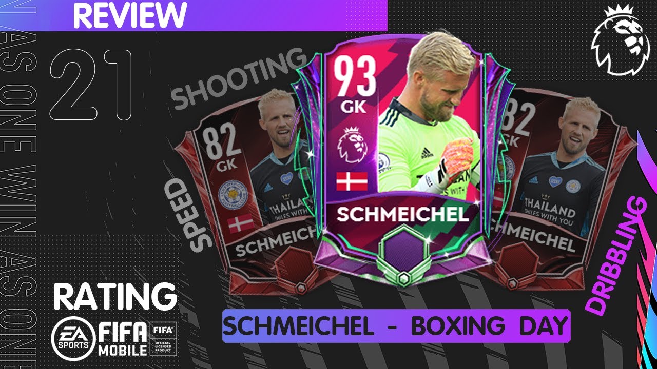 Kasper Schmeichel Boxing Day Обзор Игрока FIFA 21 mobile - YouTube