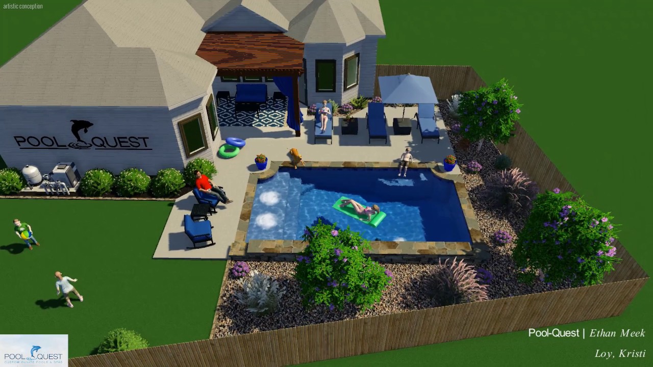 Loy Family Pool (Pool-Quest Design) - YouTube