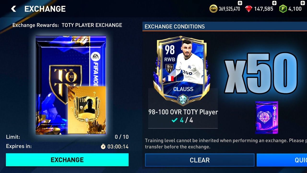 I Opened 50x TOTY Exchange Pack Worth 500M Coins + Ultra Icon Pack ...