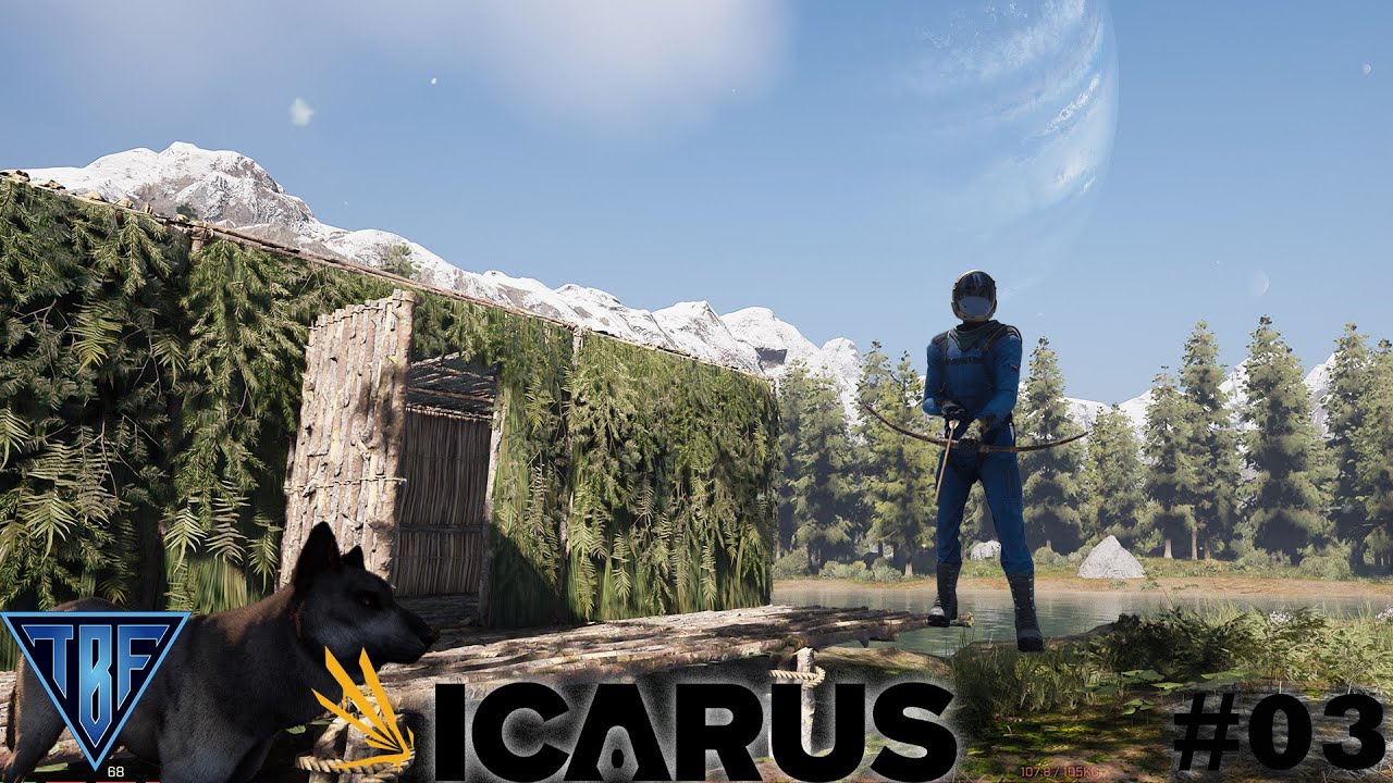We found a new home! Icarus E03 Bear attack and bridge build! - YouTube