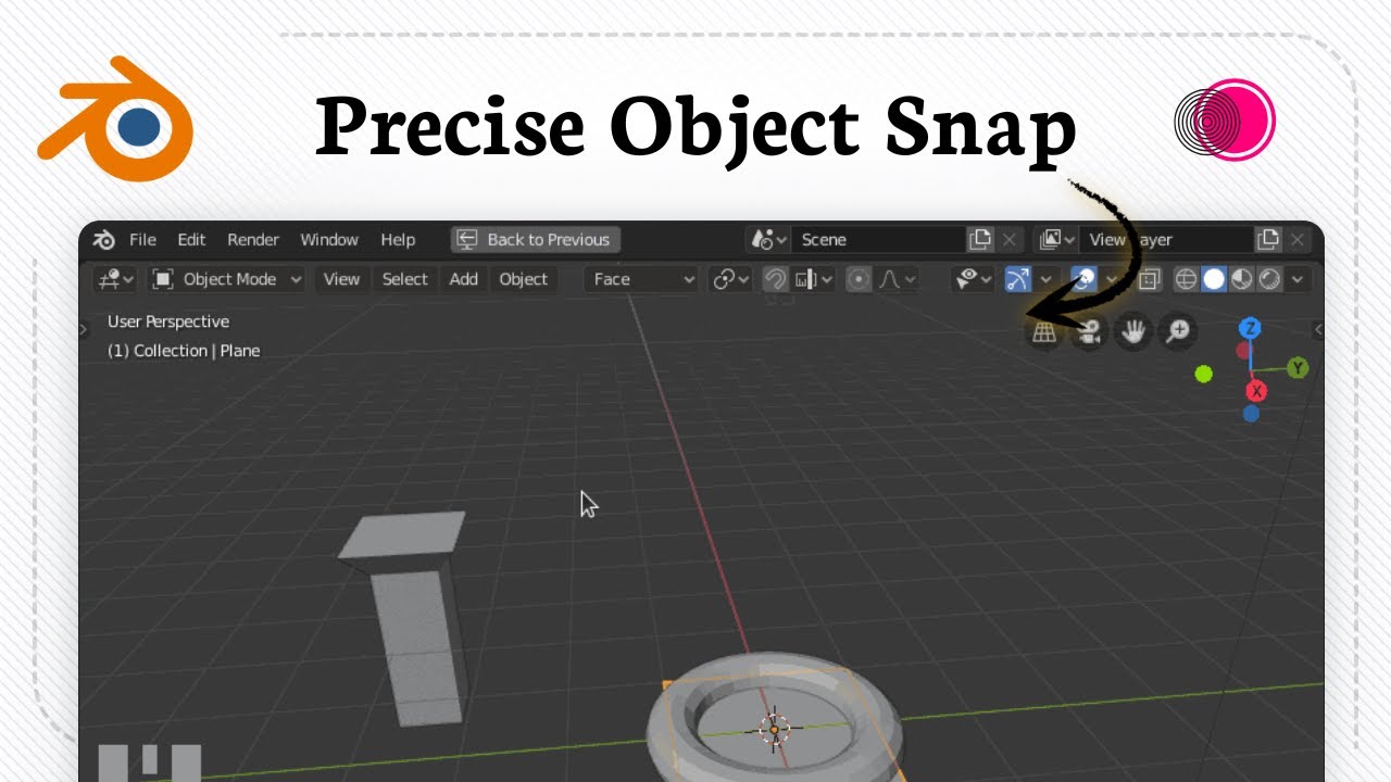 How to snap objects in Blender (Pro Position) - YouTube