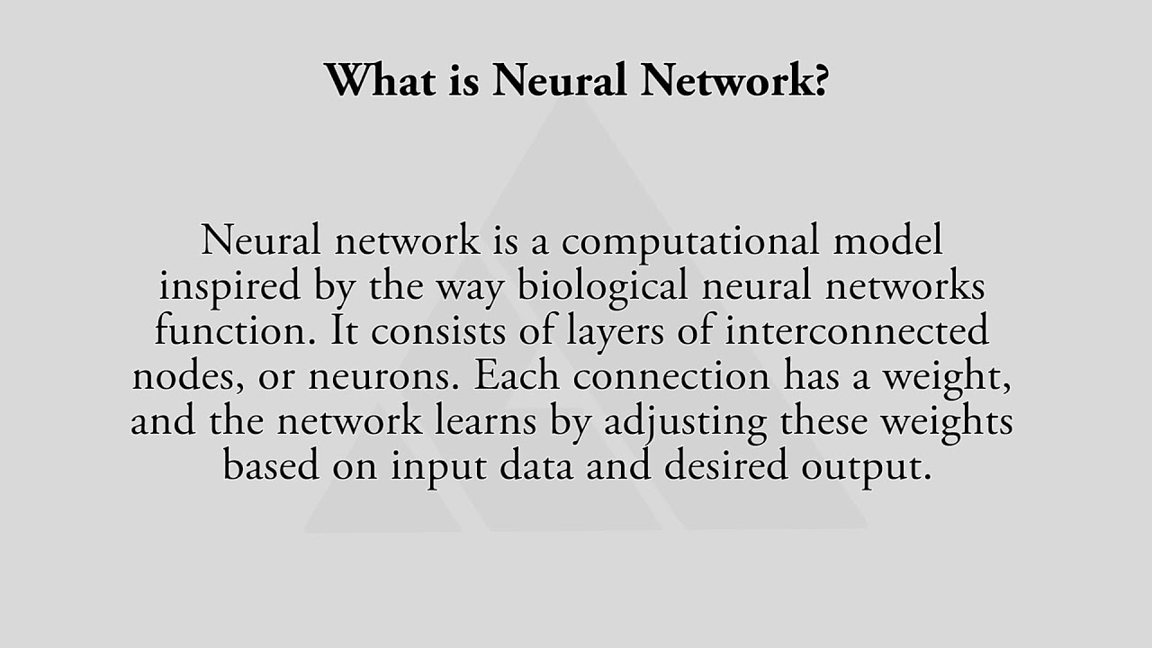 What is Neural Network? - YouTube